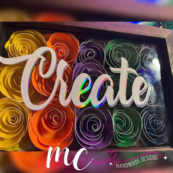 Accents | Create Custom Rainbow Themed Shadow Box | Poshmark